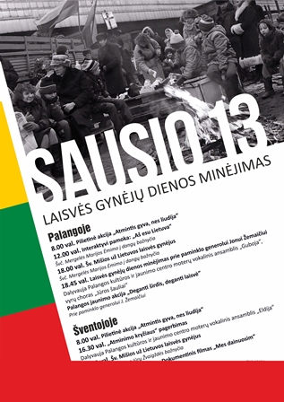 Laisvės gynėjų dienos minėjimo renginiai Palangoje ir Šventojoje ...